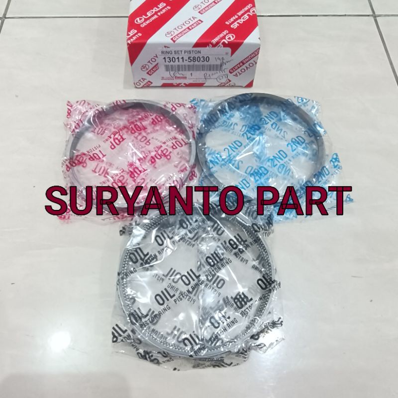 Jual Ring Seher Ring Piston Standar STD Toyota Dyna Dina Rino 14B 1Set | Shopee Indonesia