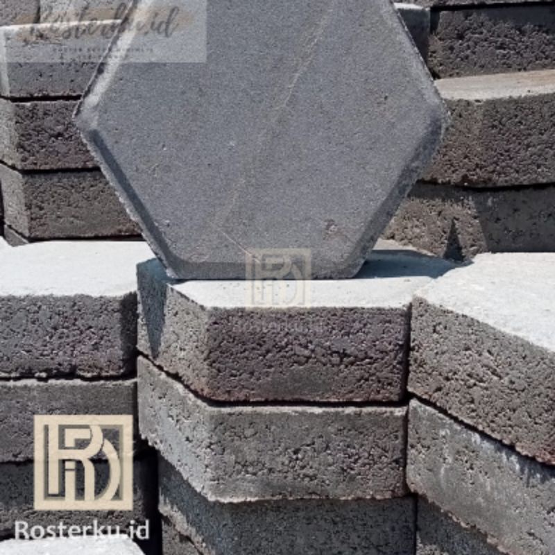 Jual paving block hexagon polos press hidrolik k-300 | Shopee Indonesia