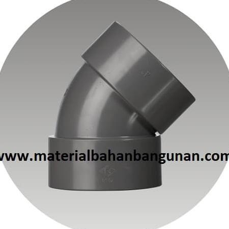 Jual ELBOW D 45 L 6 inch 45 derajat keni knie knee sambungan saluran air citrab44 dijamin ...