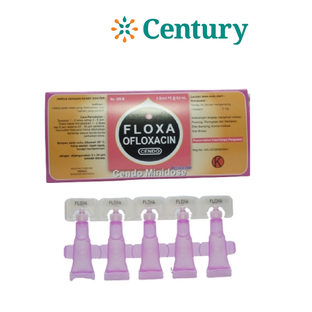 Jual CENDO FLOXA 1 STRIP / INFEKSI MATA / MATA MERAH / RADANG MATA ...