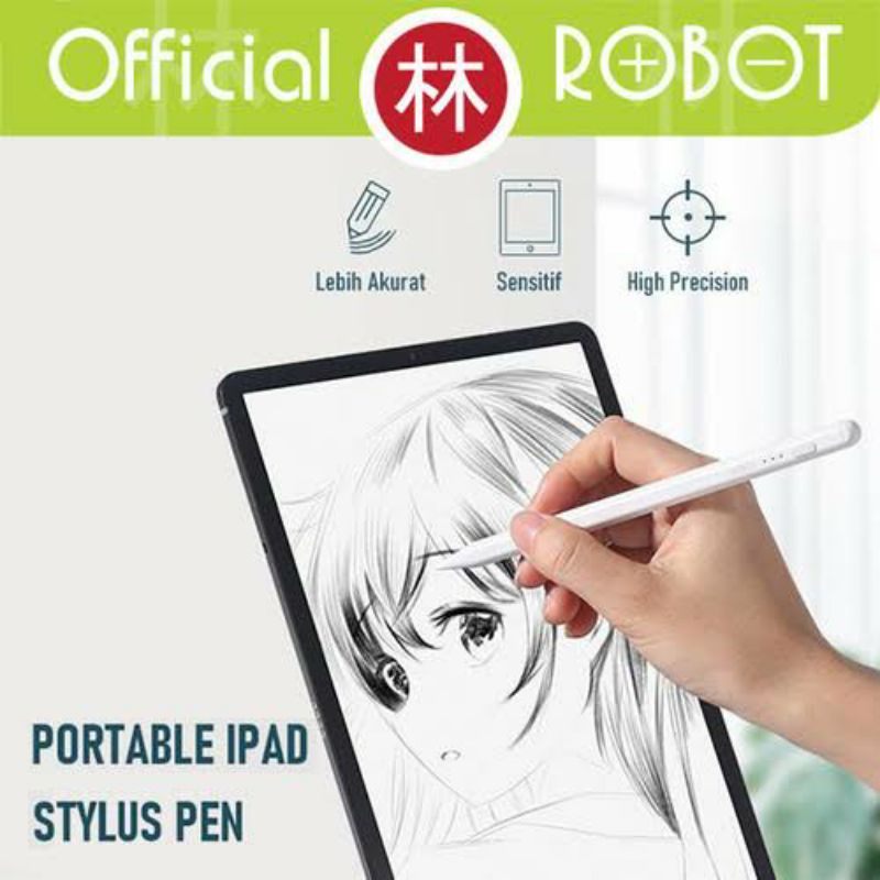 Jual Robot RSP100 Active Stylus Pen Capacitive Bluetooth iPad (Pensil ...