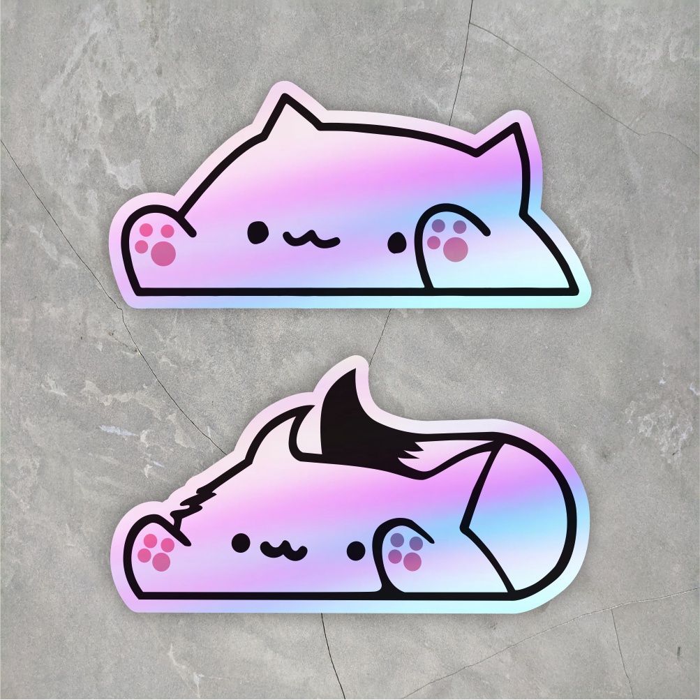 Jual Sticker Bongo Fox Project Hologram ukuran 9,5 cm | Shopee Indonesia
