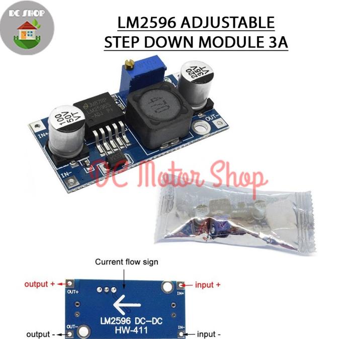 Jual LM2596 Adjustable DC-DC Step Down Module 3A LM2596S Step Down DC ...