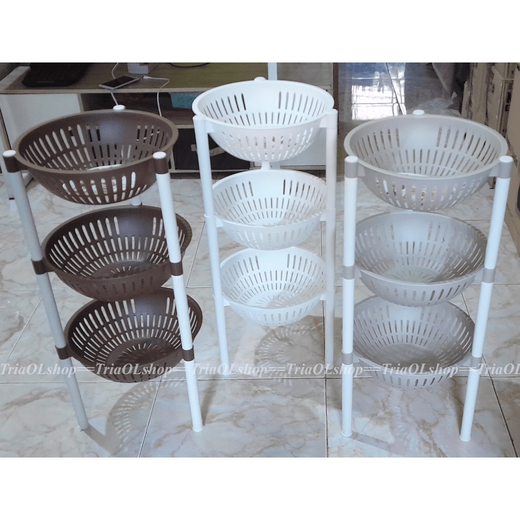 Jual Rak Atlantik Serbaguna 3 Susun / Rak Atlantic Bawang Bumbu Dapur ...