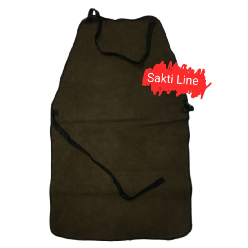 Jual Apron Las Dada Dan Lengan Kulit Asli - Celemek Welder Leather ...