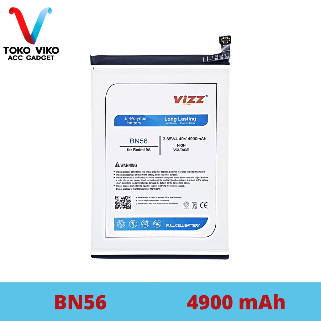 Jual Vizz Xiaomi BN56 Redmi 9A / 9C Baterai Batre Original | Shopee ...