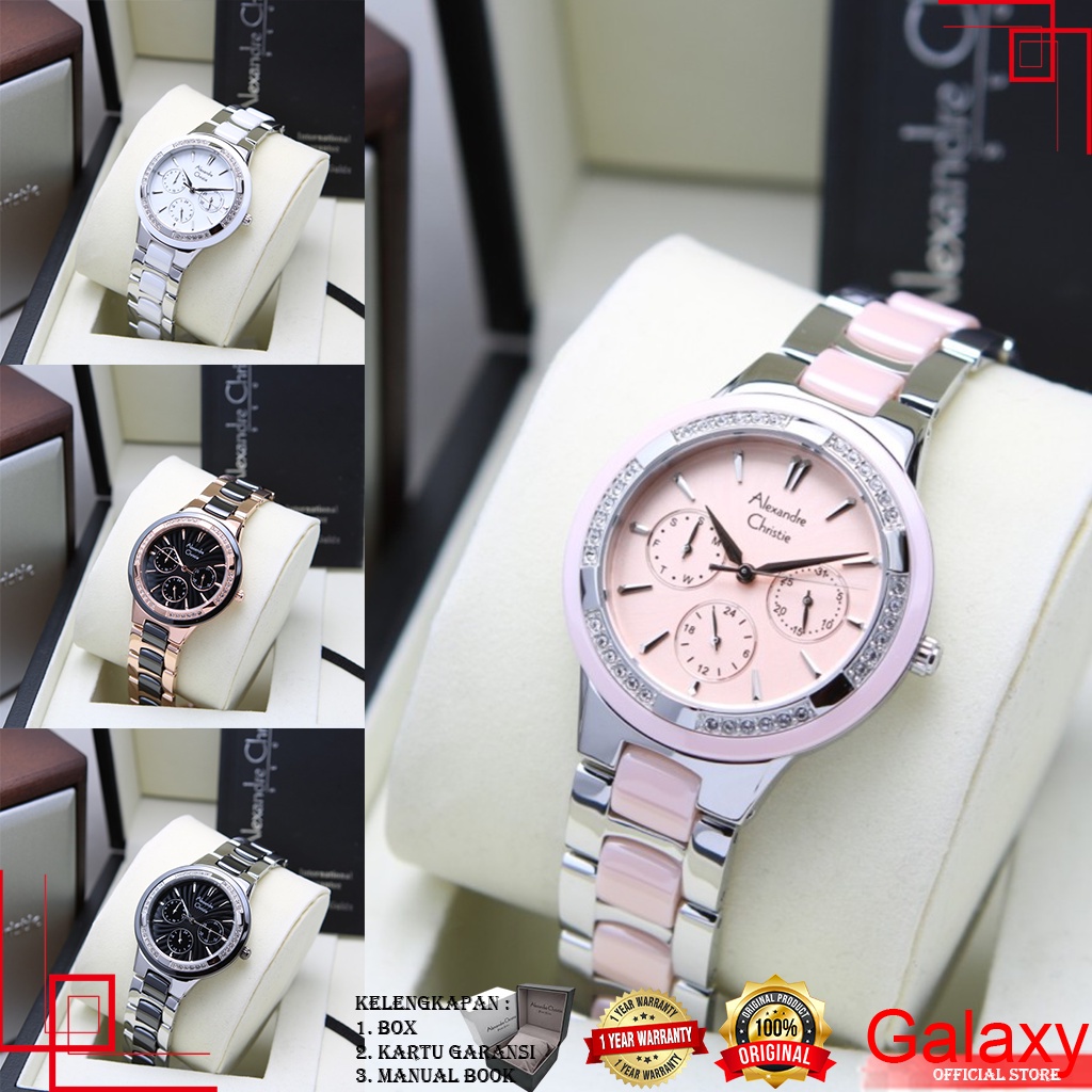 Jual ALEXANDRE CHRISTIE JAM TANGAN WANITA JAM TANGAN AC ORI JAM TANGAN ...