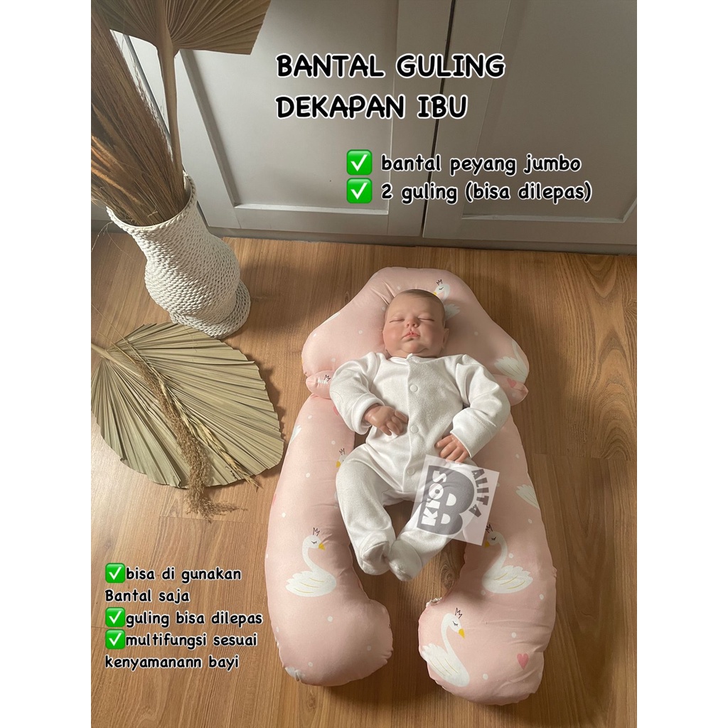 Jual BANTAL GULING BAYI DEKAPAN IBU / MULTIFUNGSI 3IN1 BANTAL GULING ...