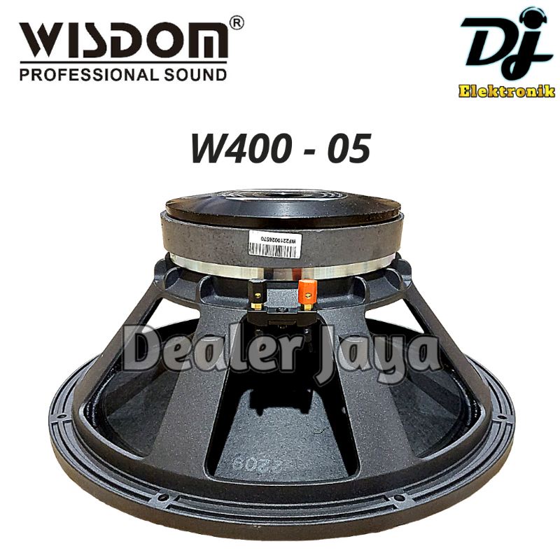 Jual Speaker Komponen Wisdom W400-05 / W 400 05 / W40005 - 15 inch | Shopee Indonesia