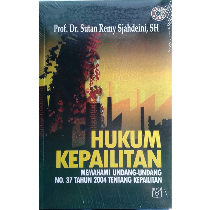 Jual Buku Hukum Kepailitan Memahami UU No. 37 Tahun 2004 Tentang Kepailitan | Shopee Indonesia