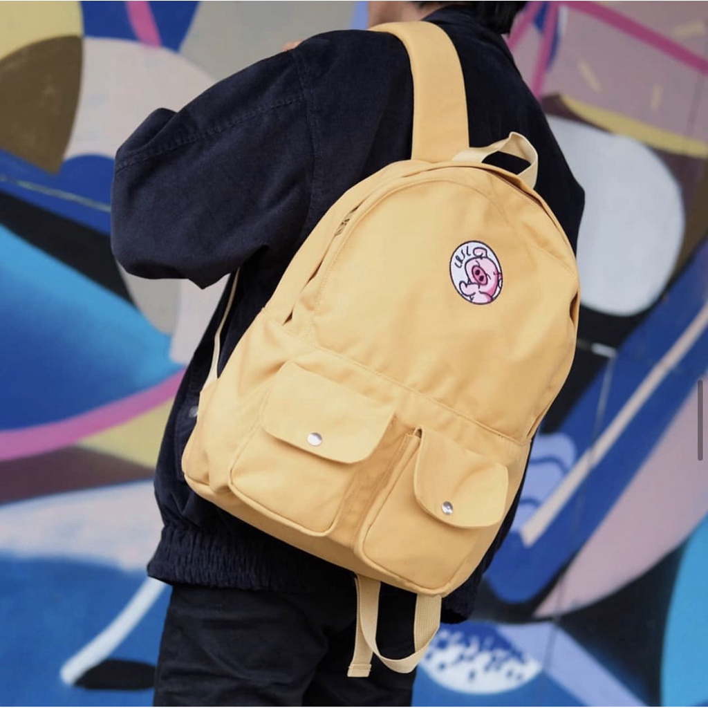Jual CRSL Pigko Saccu | Mustard | Tas Ransel Laptop | Backpack ...