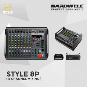 Jual MIXER POWER AUDIO HARDWELL STYLE 8P ORIGINAL | Shopee Indonesia