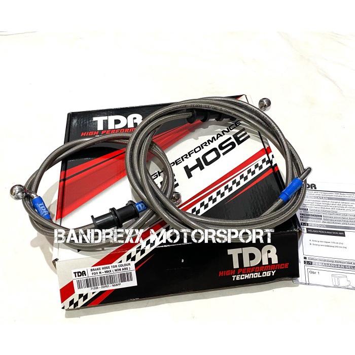 Jual Srmu Selang Rem Tdr Depan-Belakang For Yamaha Nmax - Aerox 155 Non Abs | Shopee Indonesia