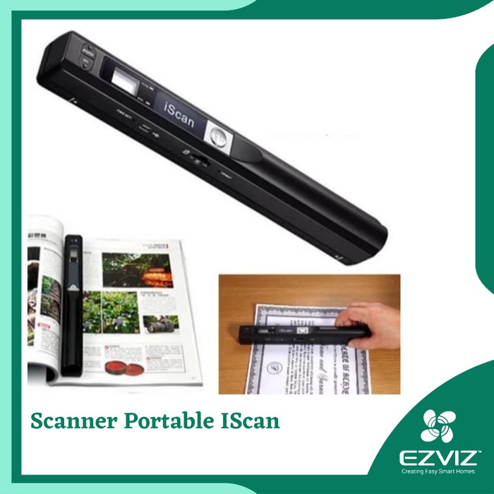 Jual Scanner Scanner Portable Document Scanner 900Dpi Iscan Handheld Micro Sd Slot | Shopee ...