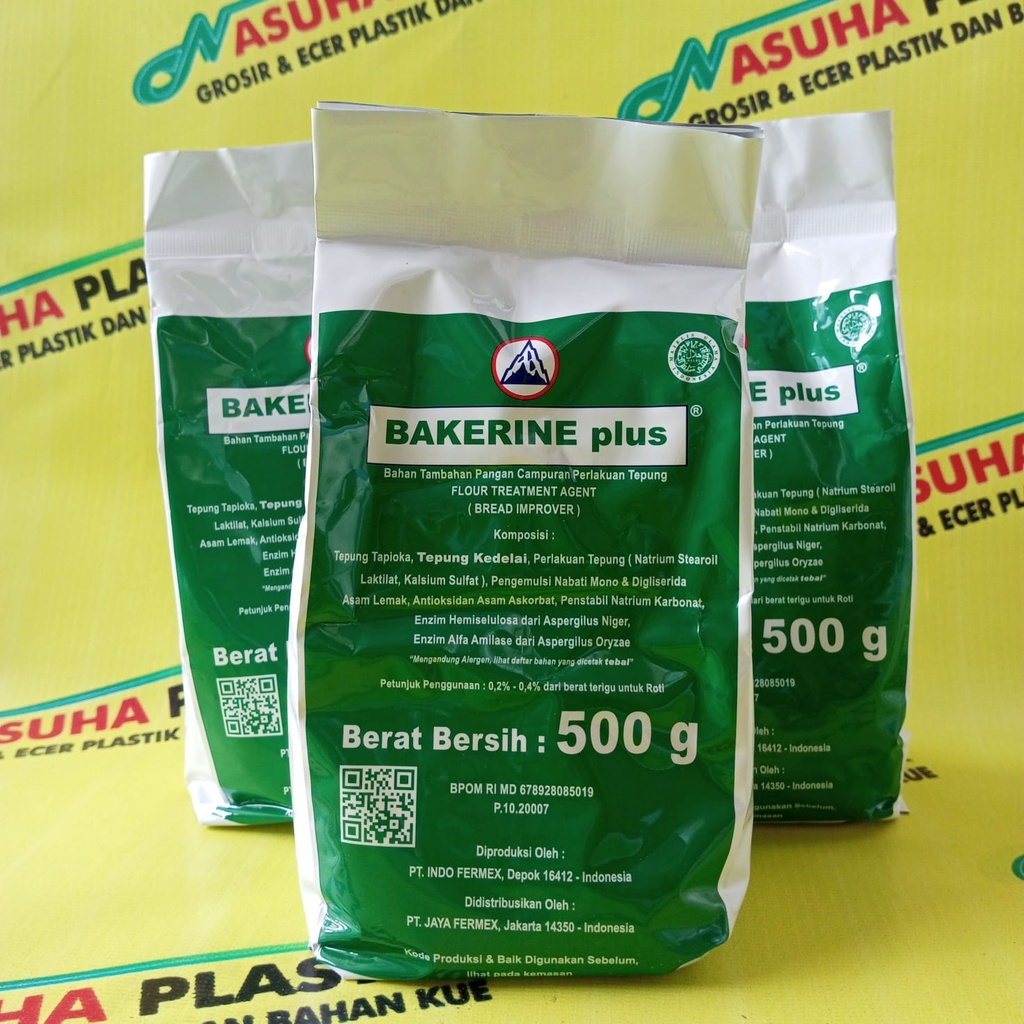 Jual bakerine plus 500g bread improver / pelembut roti atau kue ...