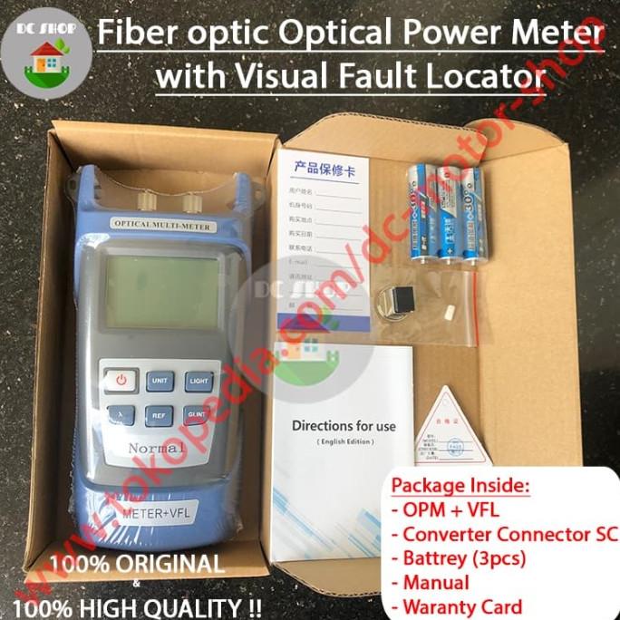 Jual OPM with VFL Optical Power Meter Visual Fault Locator OPM + VFL 1 ...