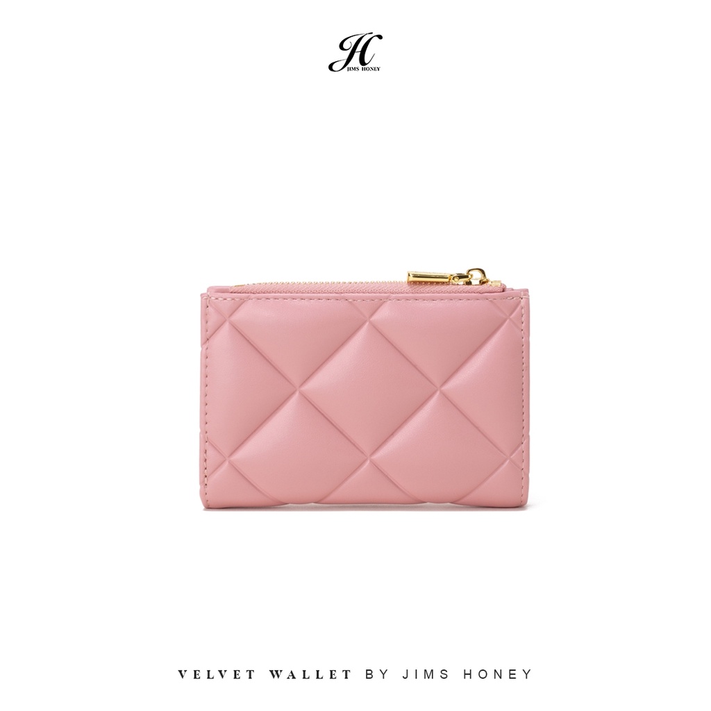 Jual VELVET WALLET JIMS HONEY ( FREE EXCLUSIVE BOX) | Shopee Indonesia