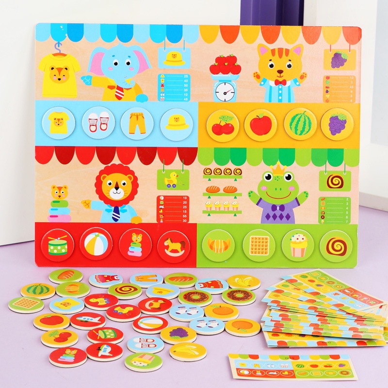 Jual NEW Mainan edukatif untuk anak / sticker magnetik / puzzle mainan ...