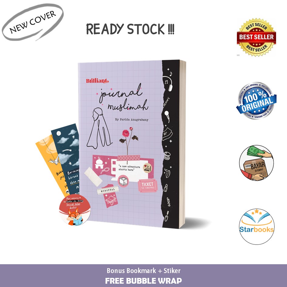 Jual New Cover Buku Journal Muslimah : Buku Catatan - Brilliant ...