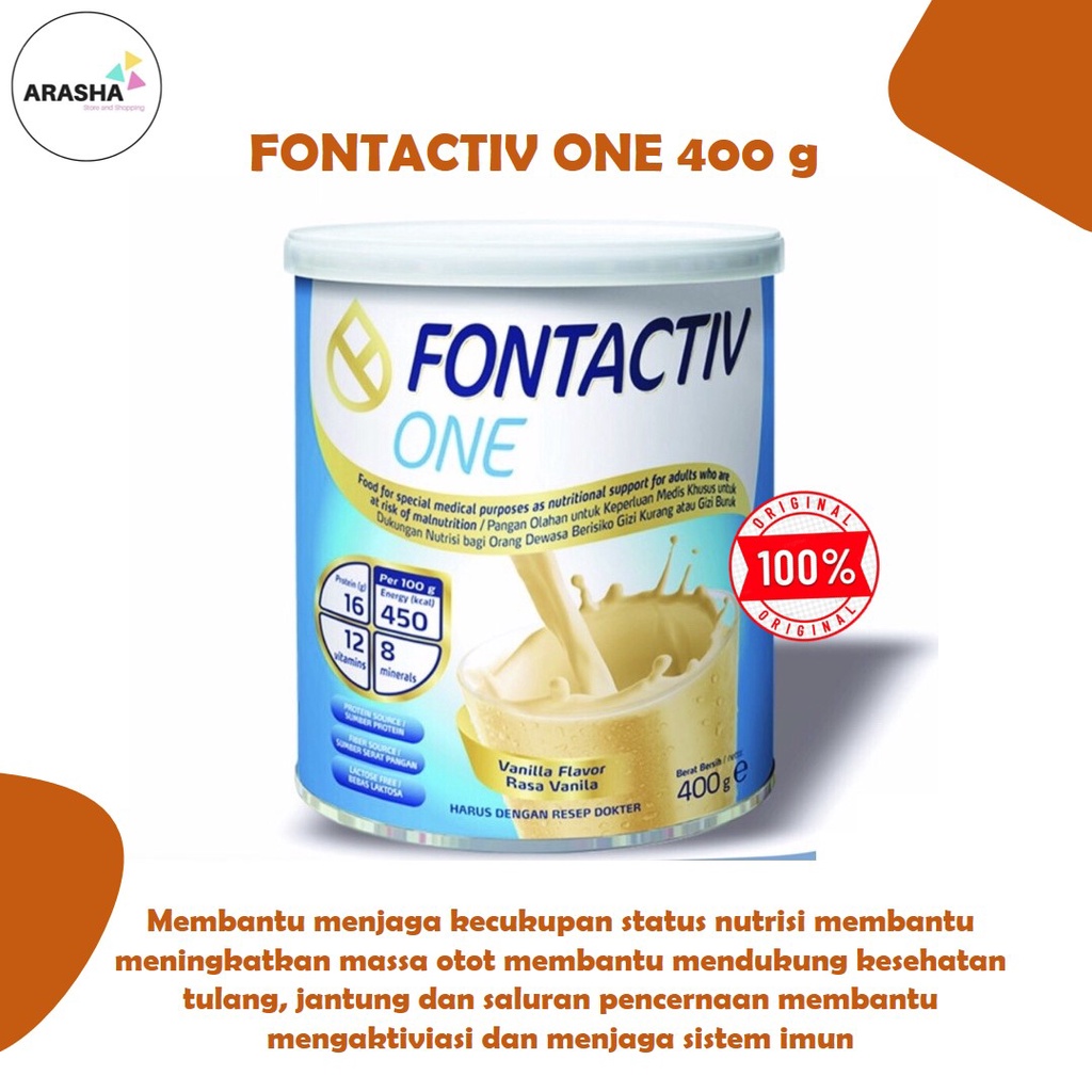 Jual FONTACTIV ONE 400 g - Kebutuhan Gizi Dewasa - Susu Nutrisi Dewasa ...