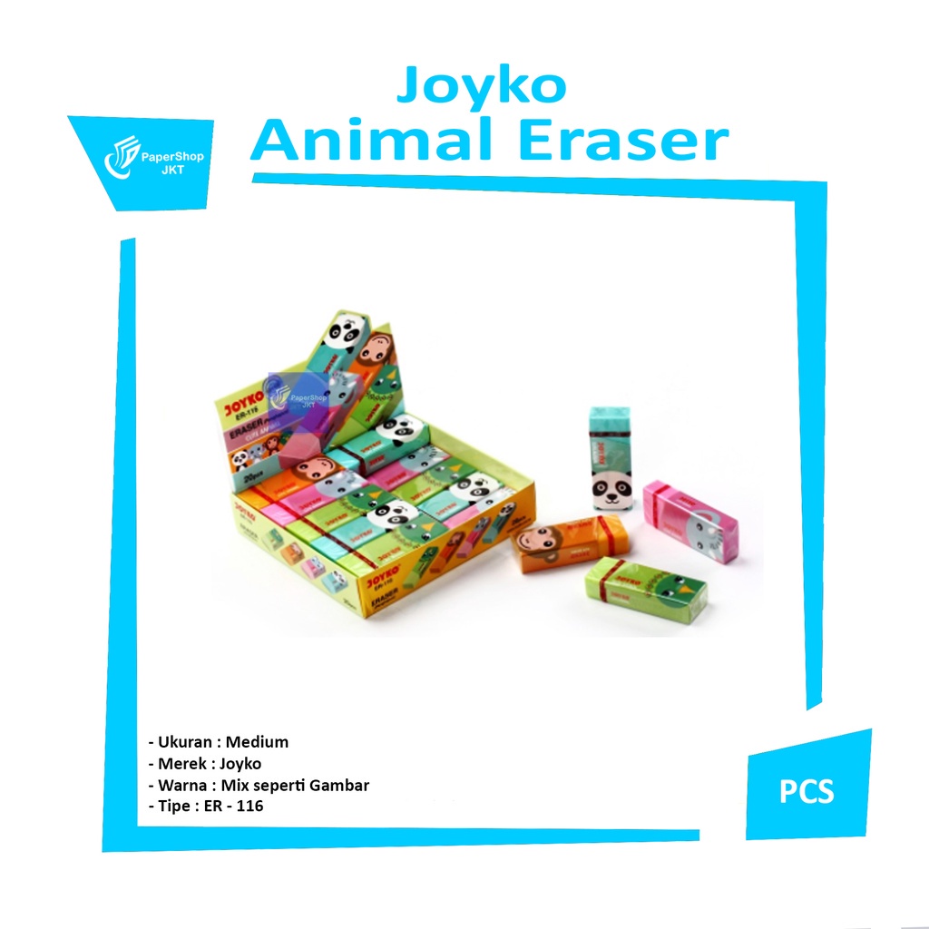 Jual JOYKO - ER-116 Cute Animal Eraser - Pcs | Shopee Indonesia