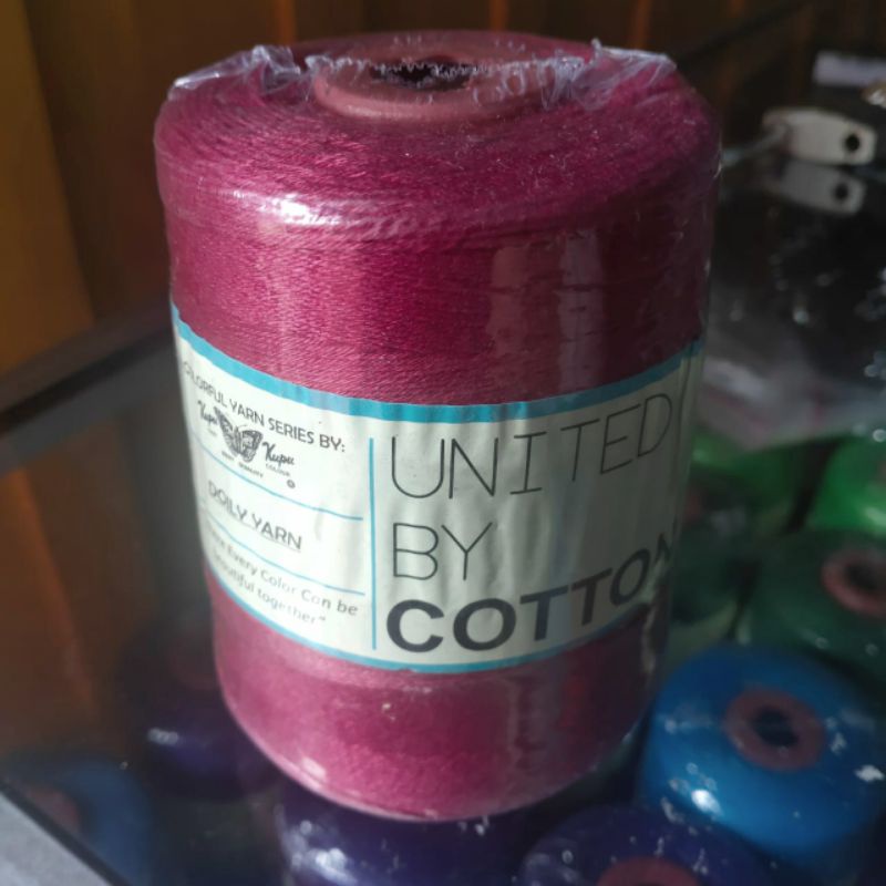 Jual Benang Rajut Jala PE - Doily Yarn 300 gr United | Shopee Indonesia