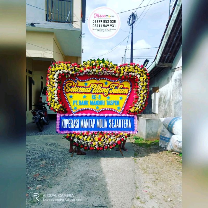 Jual bunga papan / bunga papan ucapan ulangtahun perusahaan / bunga ...
