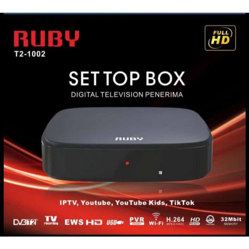 Jual Set Top Box (STB) Ruby DVB-T2 STB Receiver TV Digital | Shopee ...