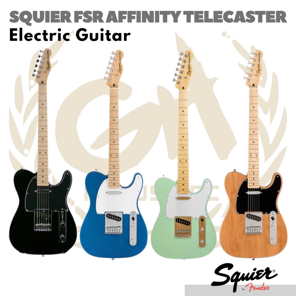 Jual Squier FSR Affinity Series Telecaster Electric Guitar, Maple FB ...