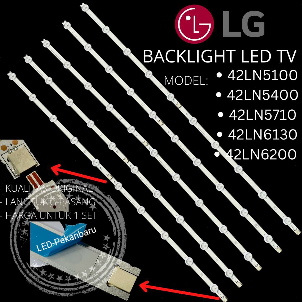 Jual BACKLIGHT LED LG 42 42LN5100 42LN5400 42LN549 42LN5710 42LA6200 42LA6130 42LN BL LAMPU ...