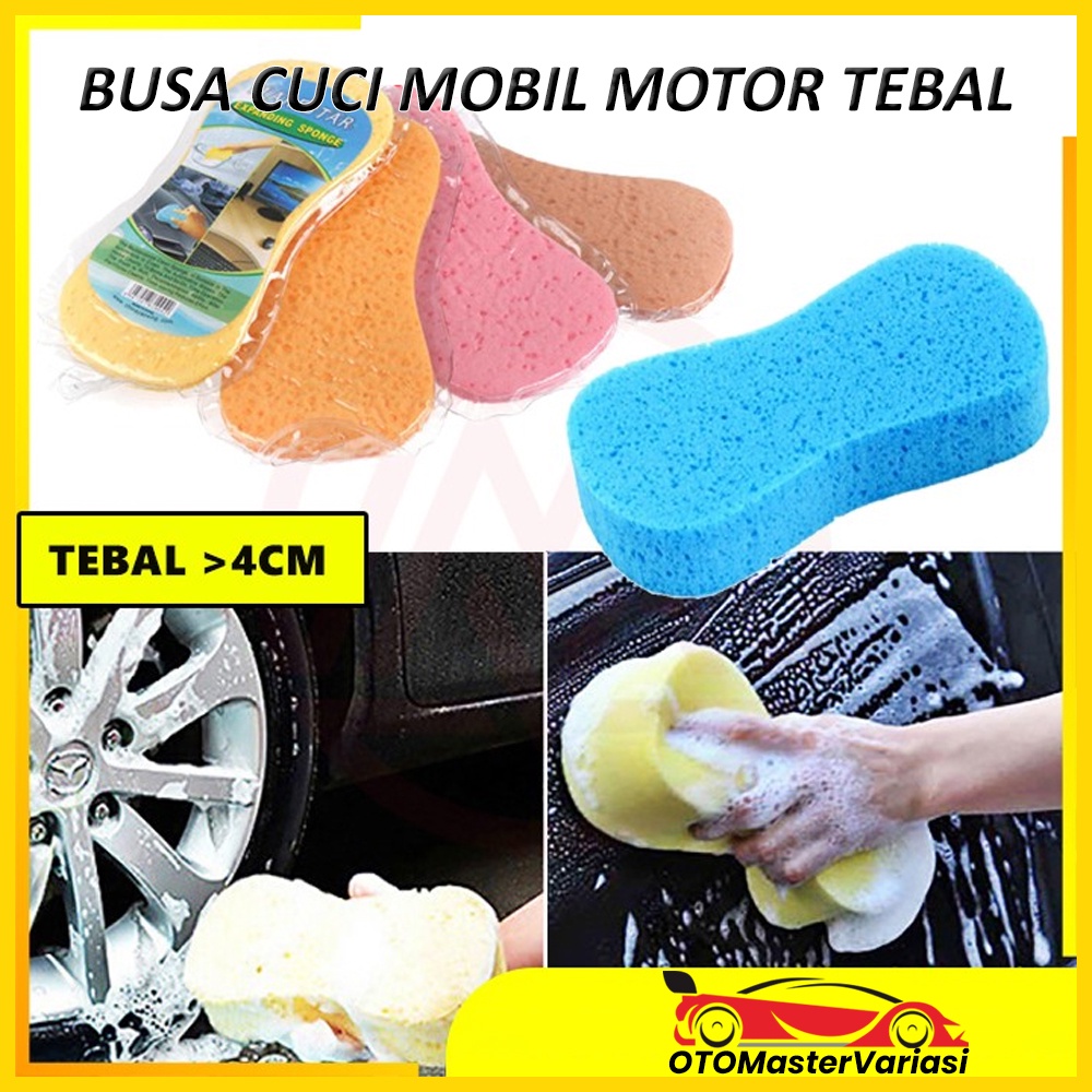 Jual Sponge Busa Cuci Motor Mobil Piring Ukuran Jumbo Foam Wash Spon ...
