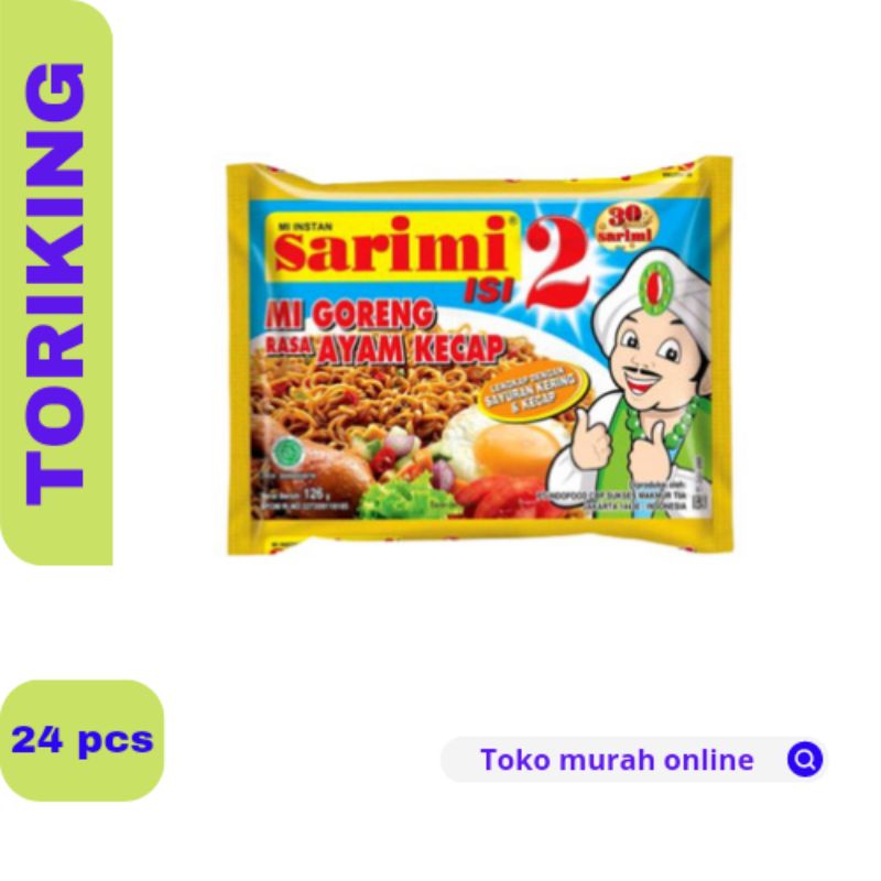 Jual SARIMI ISI 2 - RASA AYAM KECAP/BASO SAPI (1Ctn isi 24pcs) | Shopee ...