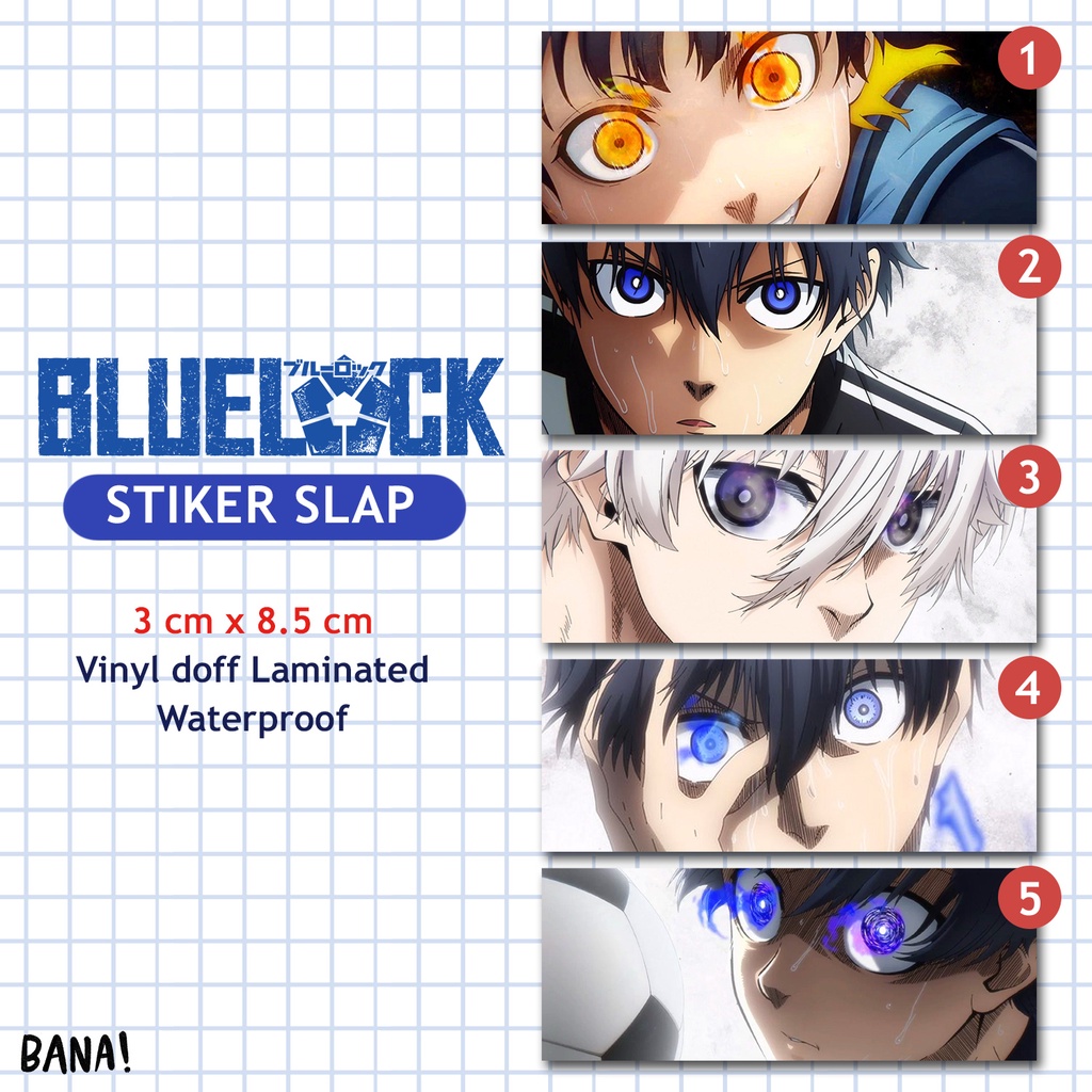 Jual Stiker Slap BLUE LOCK Monster Eyes | BANA | Shopee Indonesia