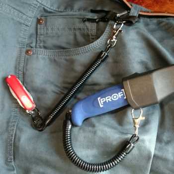 Jual Gantungan Kunci Carabiner Tali Pegas Spiral Elastis String Key ...