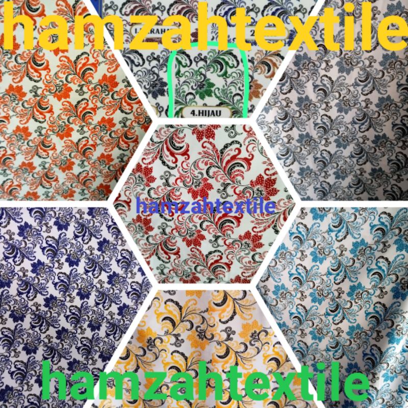 Jual BATIK BUNGA KEMUNING HARGA PER SATU METER | Shopee Indonesia