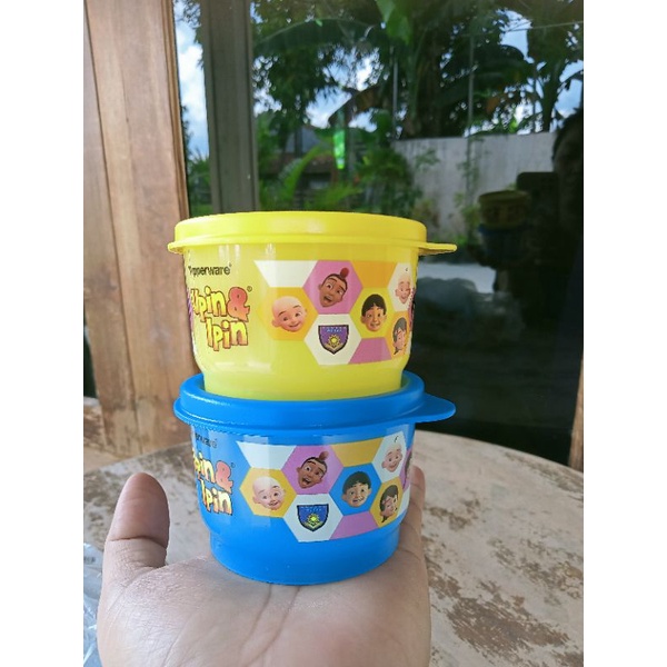 Jual Snack cup Ipin Upin tupperware wadah Snack anak | Shopee Indonesia