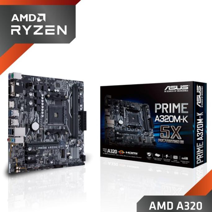 Jual ASUS PRIME A320M-K | Motherboard AMD A320 AM4 Micro ATX | Shopee ...