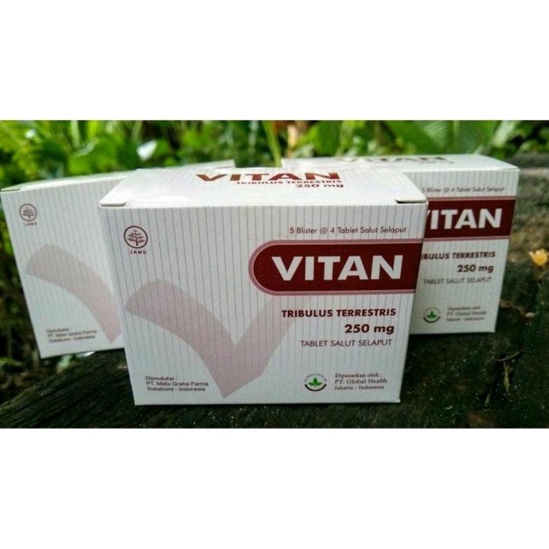 Jual VITAN TRIBULUS TERRESTRIS 250 MG 1 BOX ISI 20 TABLET ORIGINAL ...