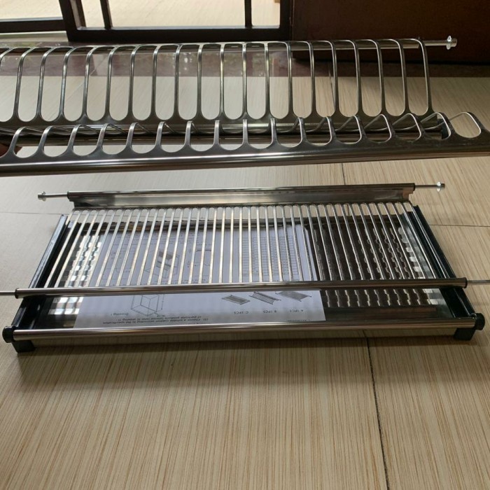 Jual Rak Rak Piring Stanless Kitchen Set 60Cm | Shopee Indonesia