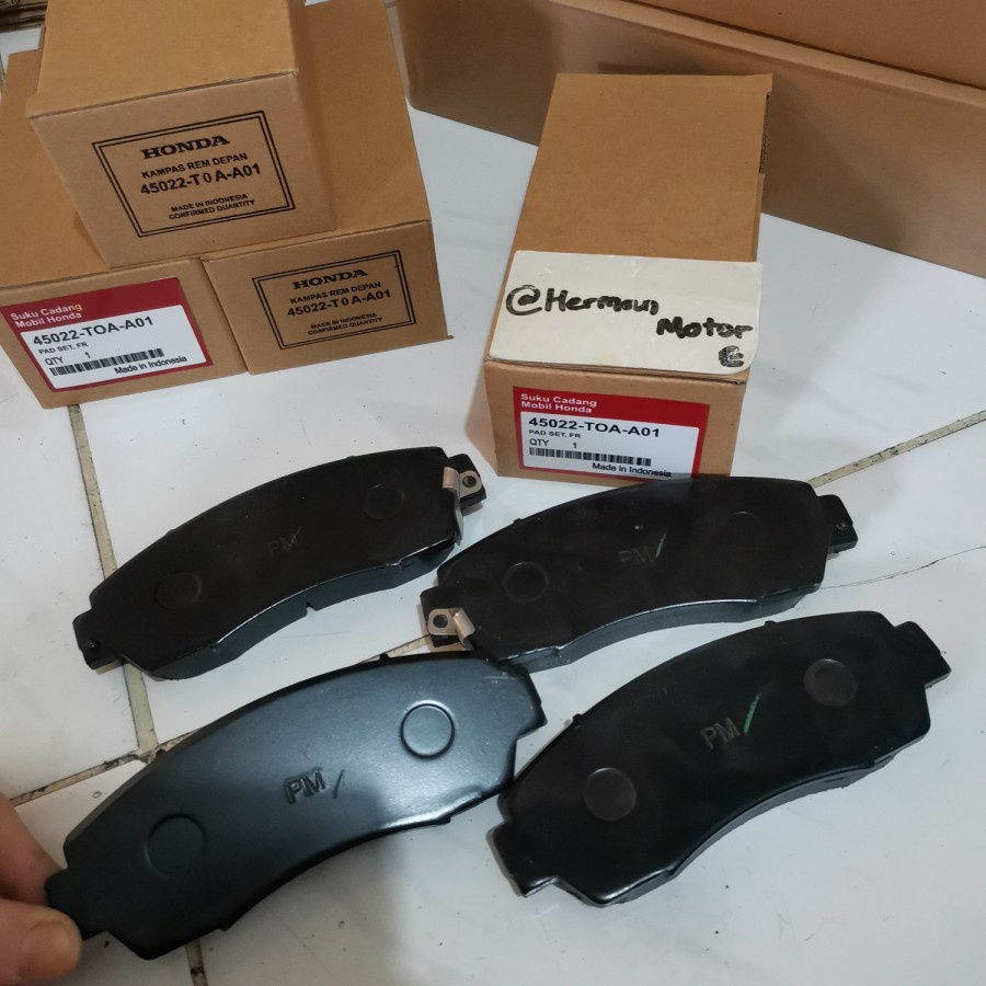 Jual Brake pad Kampas rem depan 1set 45022-TOA-A01 Honda CRV Turbo - Crv gen 3 & gen 4 2007-2016 ...