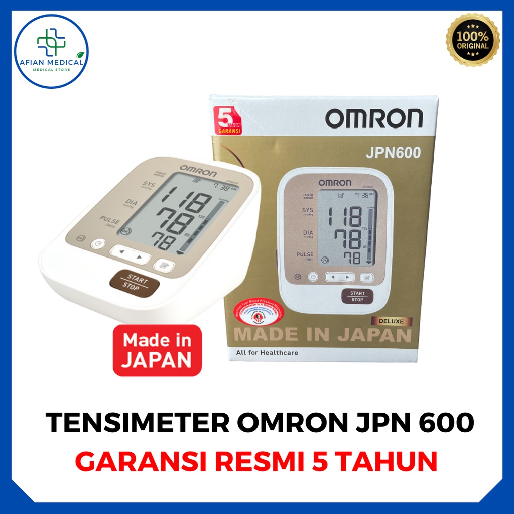 Jual Omron Tensimeter Digital JPN-600/ Tensimeter Omron JPN/ Tensimeter ...