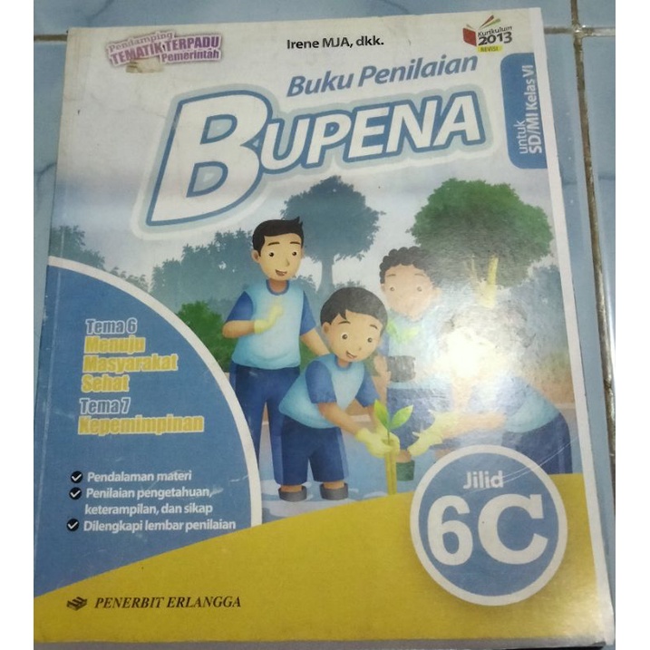 Jual BUPENA ERLANGGA KLS 6C SD/MI K13 REVISI | Shopee Indonesia