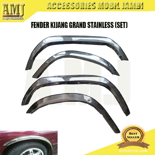 Jual FENDER TRIM / OVER FENDER / LIST ATAS BAN KIJANG GRAND STAINLESS ...