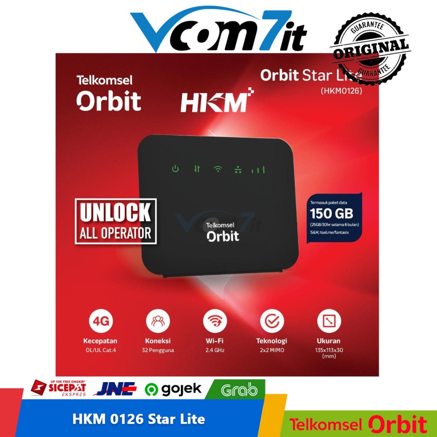 Jual HKM0126 Orbit Star Lite Telkomsel Modem Router WiFi 4G HKM 0126 ...