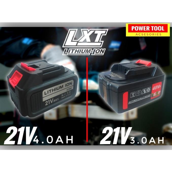 Jual Battery LXT 21 Volt Real Capacity Baterai Cordless Makita ...