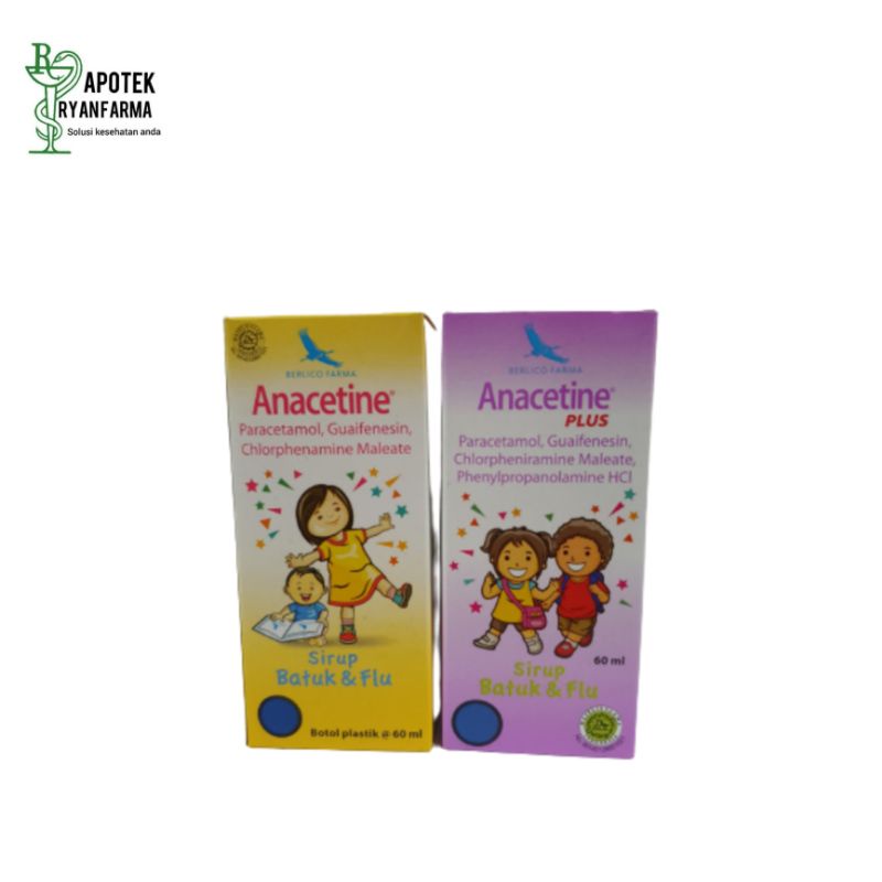 Jual Anacetine Sirup 60ml /Anasetin sirup / Anacetin Plus Sirup - Obat ...