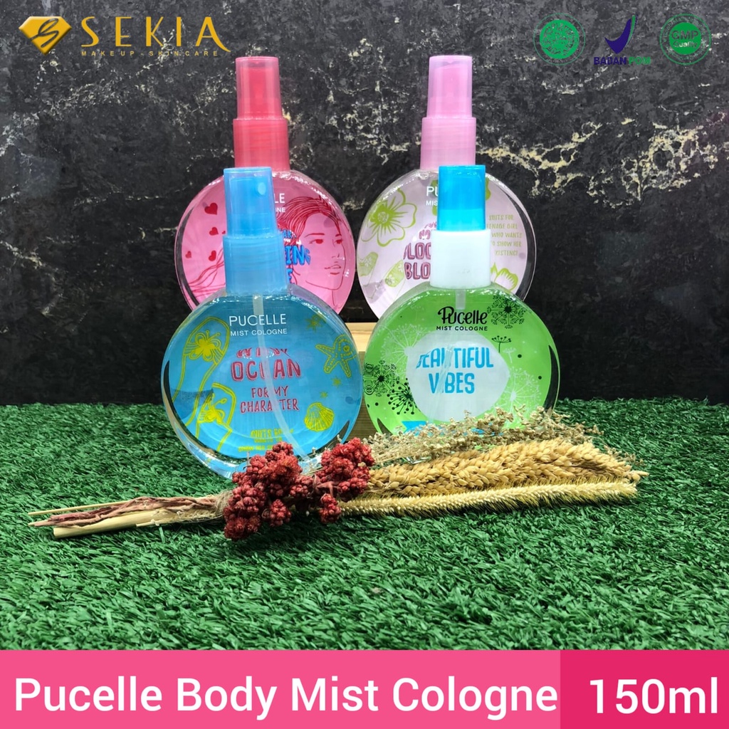 Jual Pucelle BODY MIST cologne 150 ml (Besar) / Pucelle parfum unisex ...