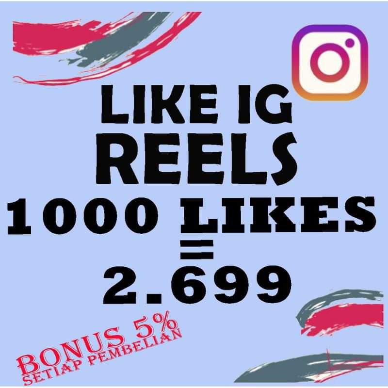 Jual Likes Reel IG Non Drop Like Reels Indonesia | Shopee Indonesia