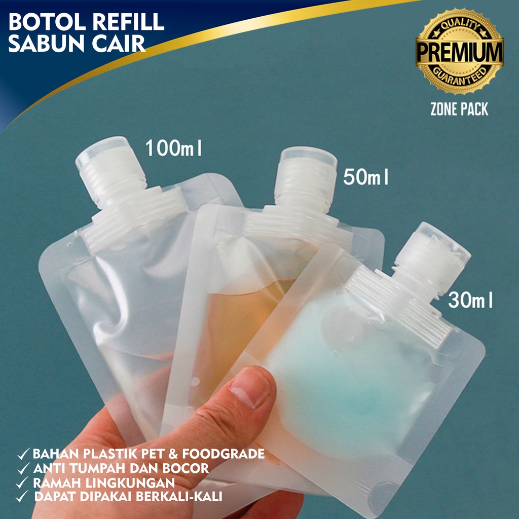 Jual Botol Refill Sabun Cair | Botol Refill Shampoo Sabun | Travel ...