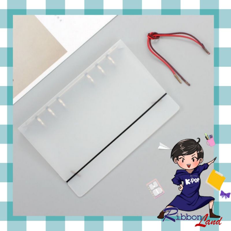 Jual A5 A6 Binder 6 Ring Bahan PP Frost Mika Tebal | Shopee Indonesia